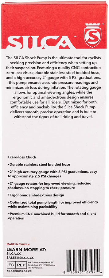 Silca Ultimate Shock Pump – The Bike Hub