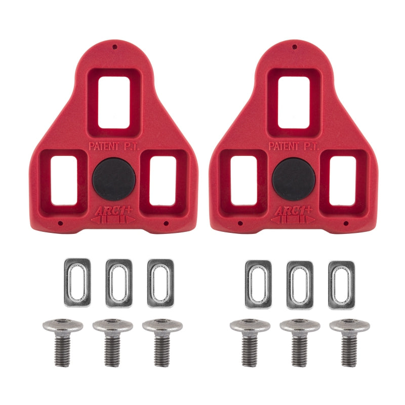 Exustar Look Delta Compatible Road Cleats Red Look Delta 9° Float – The ...