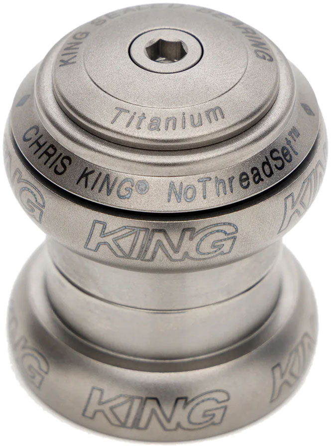 Chris King NoThreadSet Titanium Headset - 1-1/8" EC34 Upper / EC34 Low ...