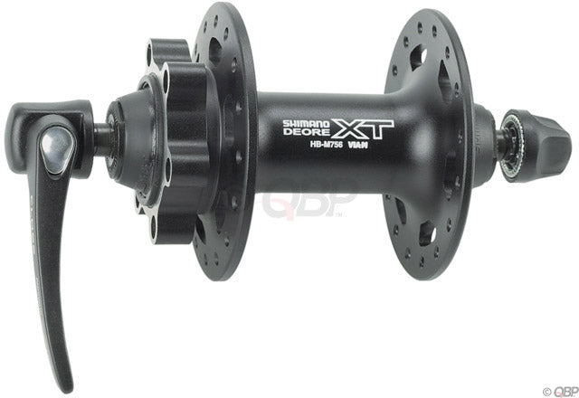 Shimano XT HB-M756 Front Hub - QR x 100mm 6-Bolt Black 32h – The Bike Hub