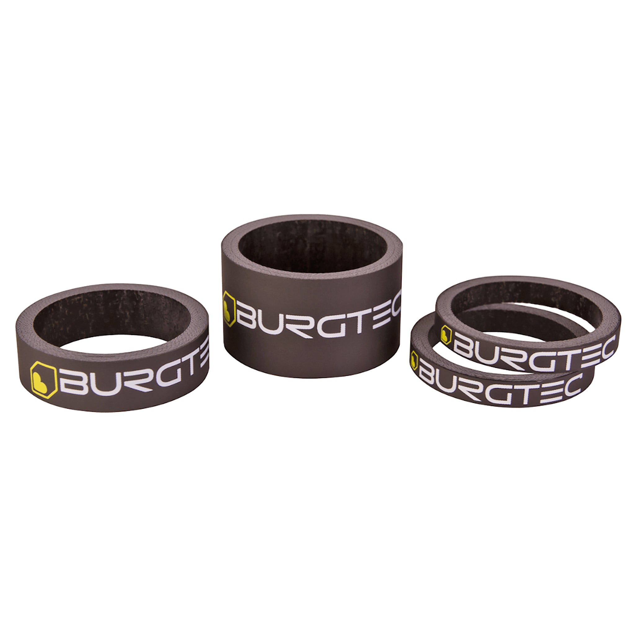 Burgtec Carbon Stem Spacer Kit Burgtec Black 4/Count – The Bike Hub